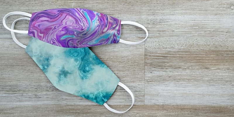 Spring Marbled Face Masks | RMCAD