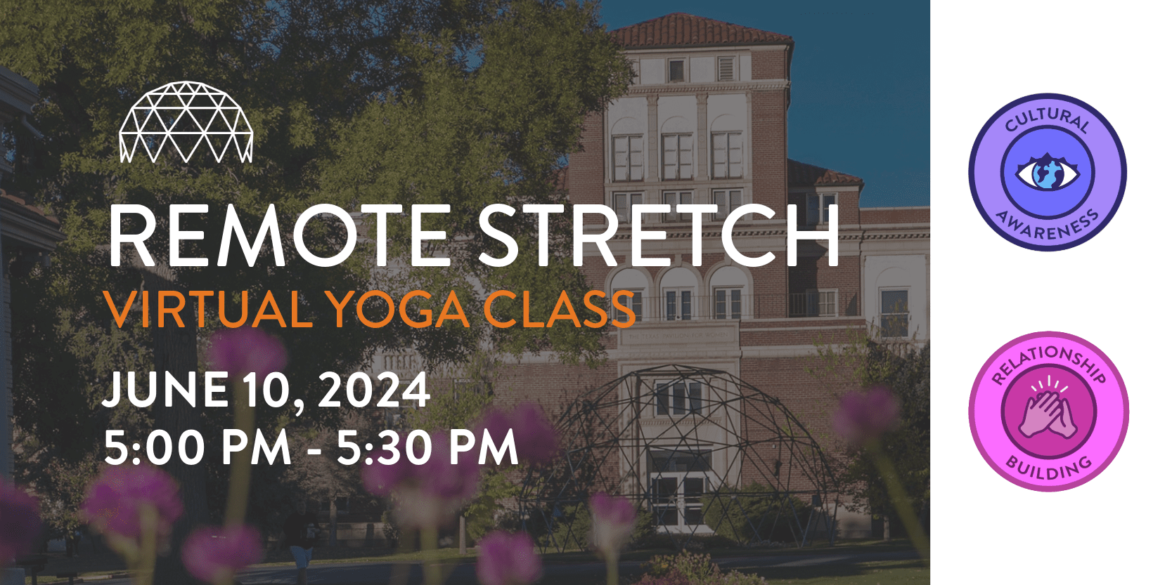 Remote Stretch: Virtual Yoga Class - RMCAD